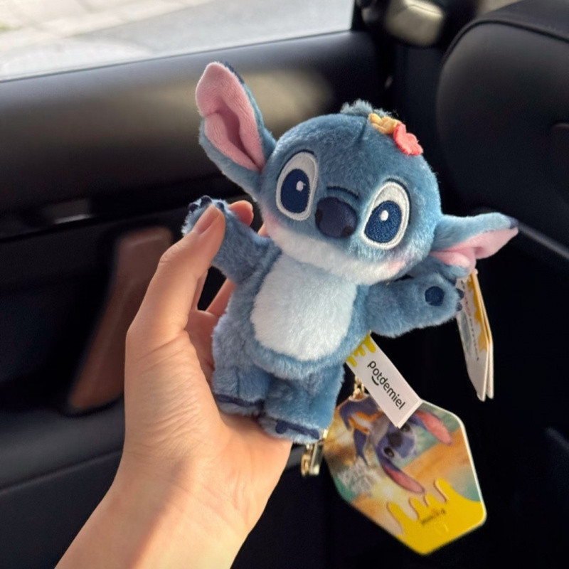 Lilo dan Stitch Pilot Stitch Beg Mainan Mewah Loket Rantai Kunci Kereta ...