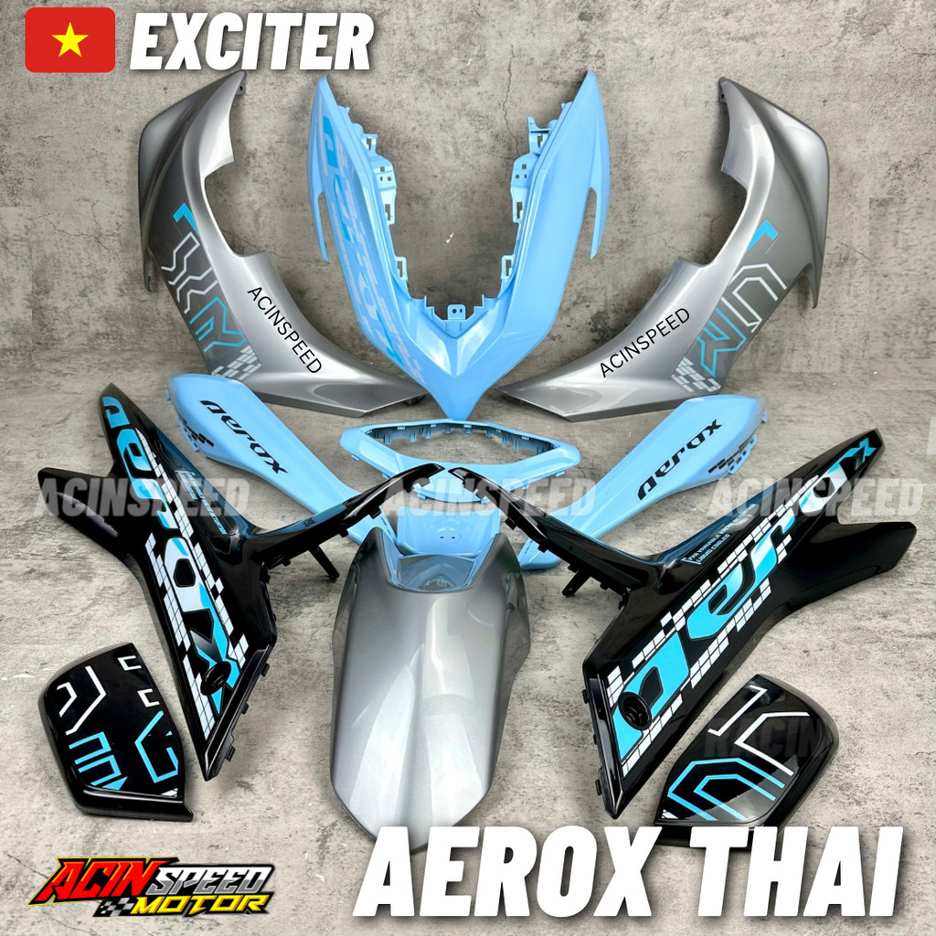 🇻🇳EXCITER AEROX THAI COVER SET NVX155 V2/ AEROX THAI COVER SET NVX155 ...