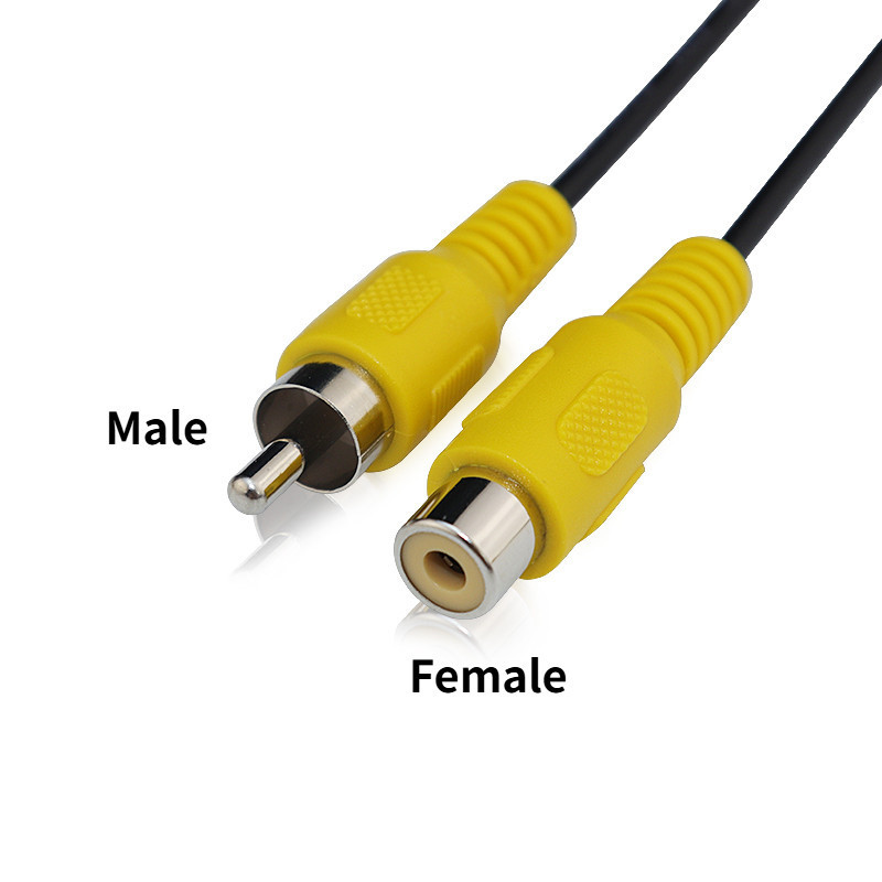 RCA Connector Audio Cable 15cm AV Video Cable Extension Wire Cord Male ...