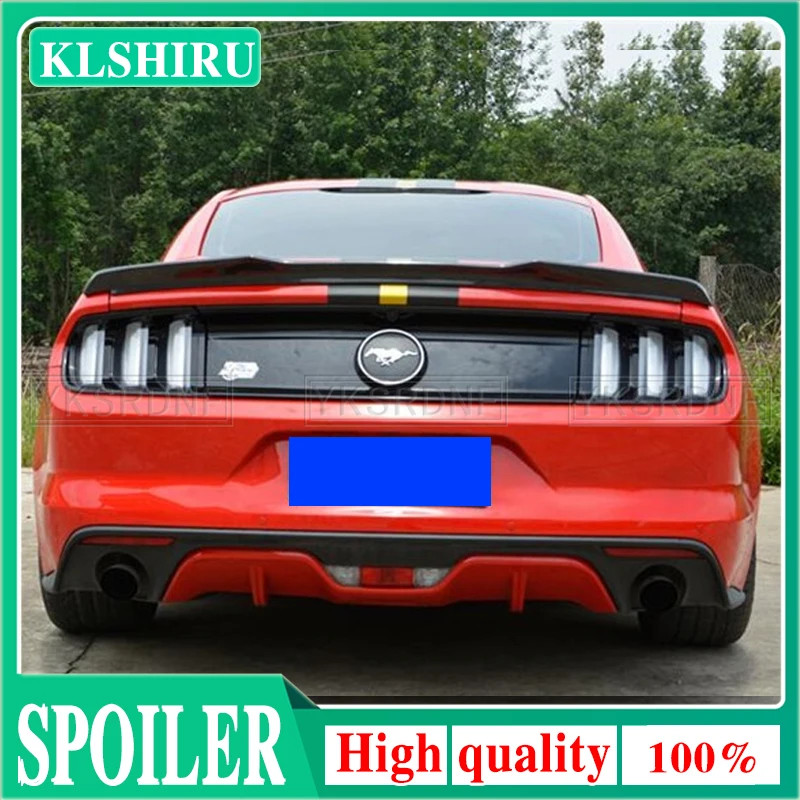 Mustang high quality ABS primer spoiler auto styling For Ford Mustang ...