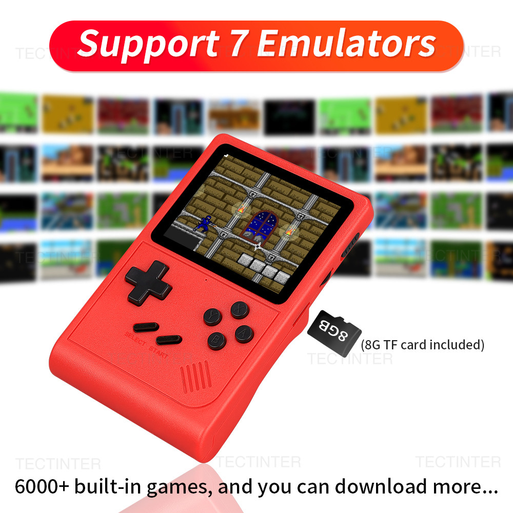 GB300 Portable Handheld Game Player 3 inch Video Game Console Built-in ...