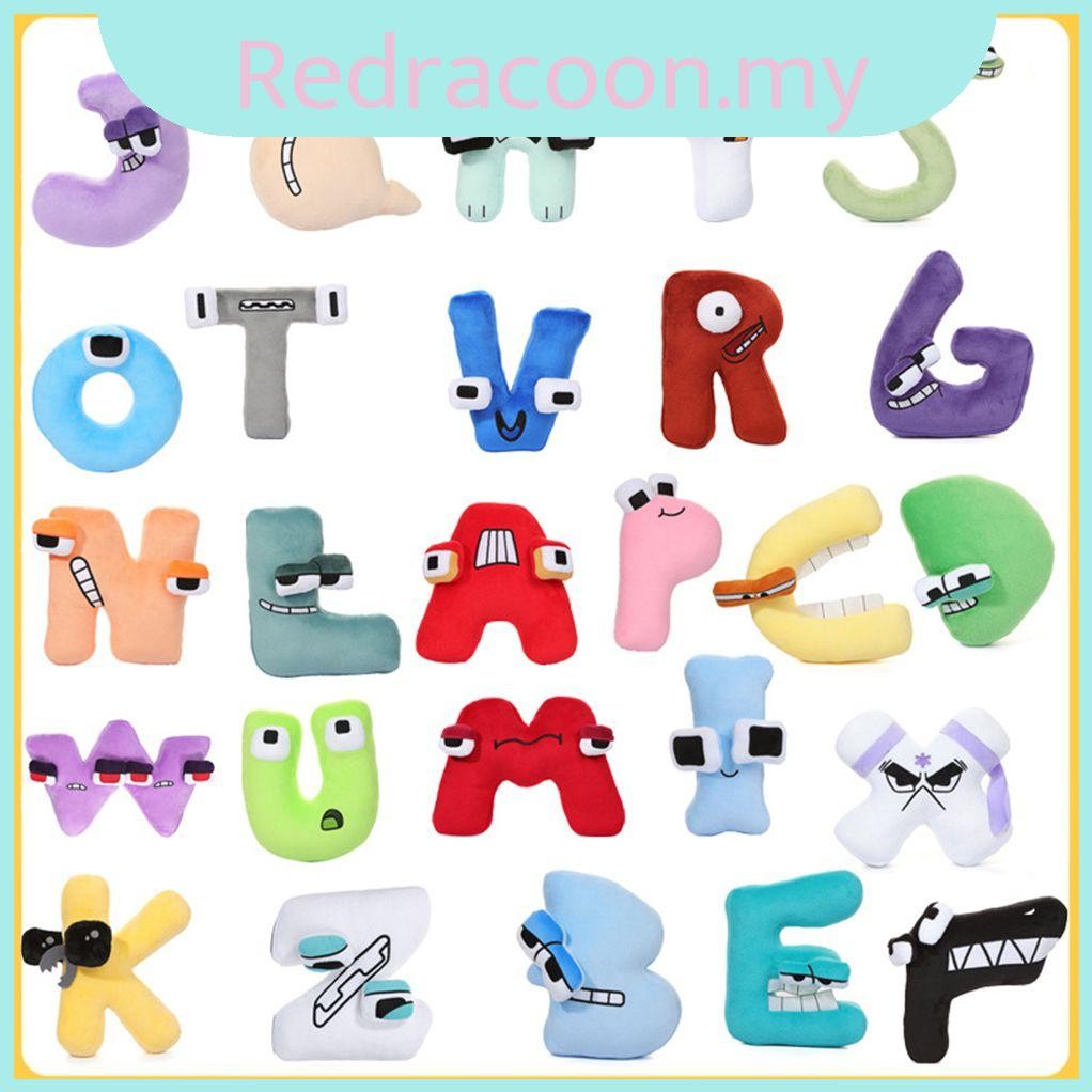 26 PCS Alphabet Plush Toy, Alphabets Alphabet Lore Stuffed Doll Preschool Educational English ...