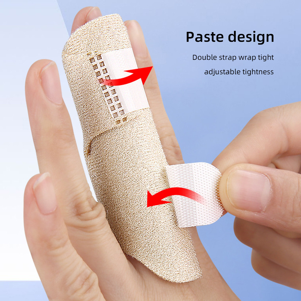 Finger Splint Fix Strap Protector Adjustable Thumb Injury Finger ...