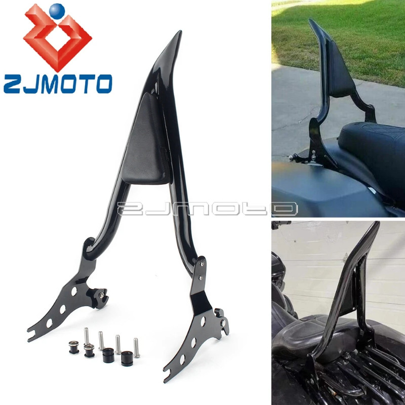 22" Motorcycle Passenger Sissy Bar Detachable Backrest Armrest For ...
