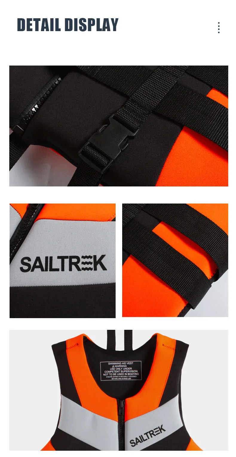 [Warrior2] Neoprene Life Jacket Buoyancy Safety Life Vest Safety For ...