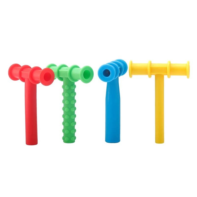 Kid Chewing Tube Speech Therapy Teeth Massager Children Talk Tools For ...