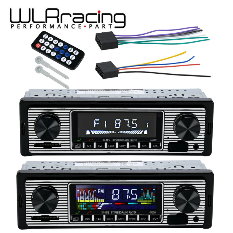 Vintage Car Radio Vehicle Integrated MP3 Player Wireless Bluetooth ...