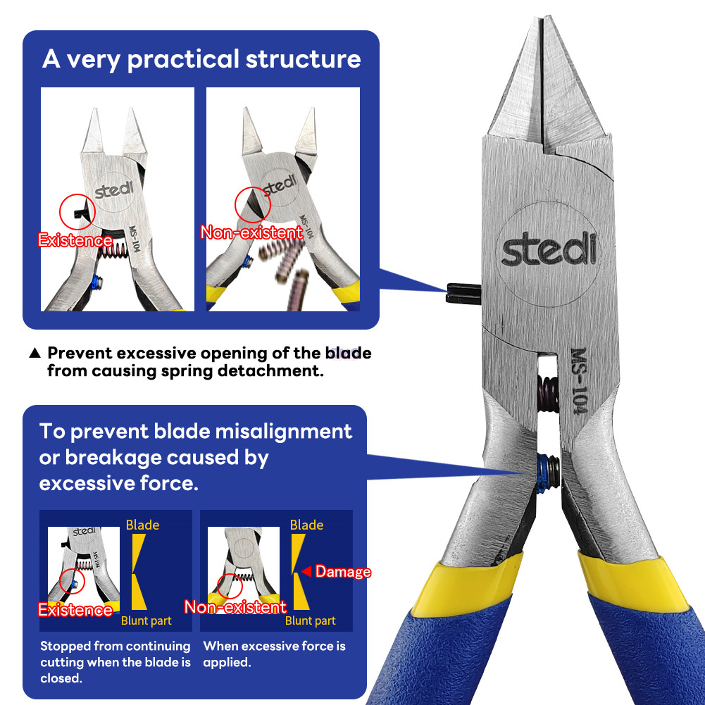 Stedi Beginner Single Edge Pliers Cutter MS-104 MS104 Singe Blade ...