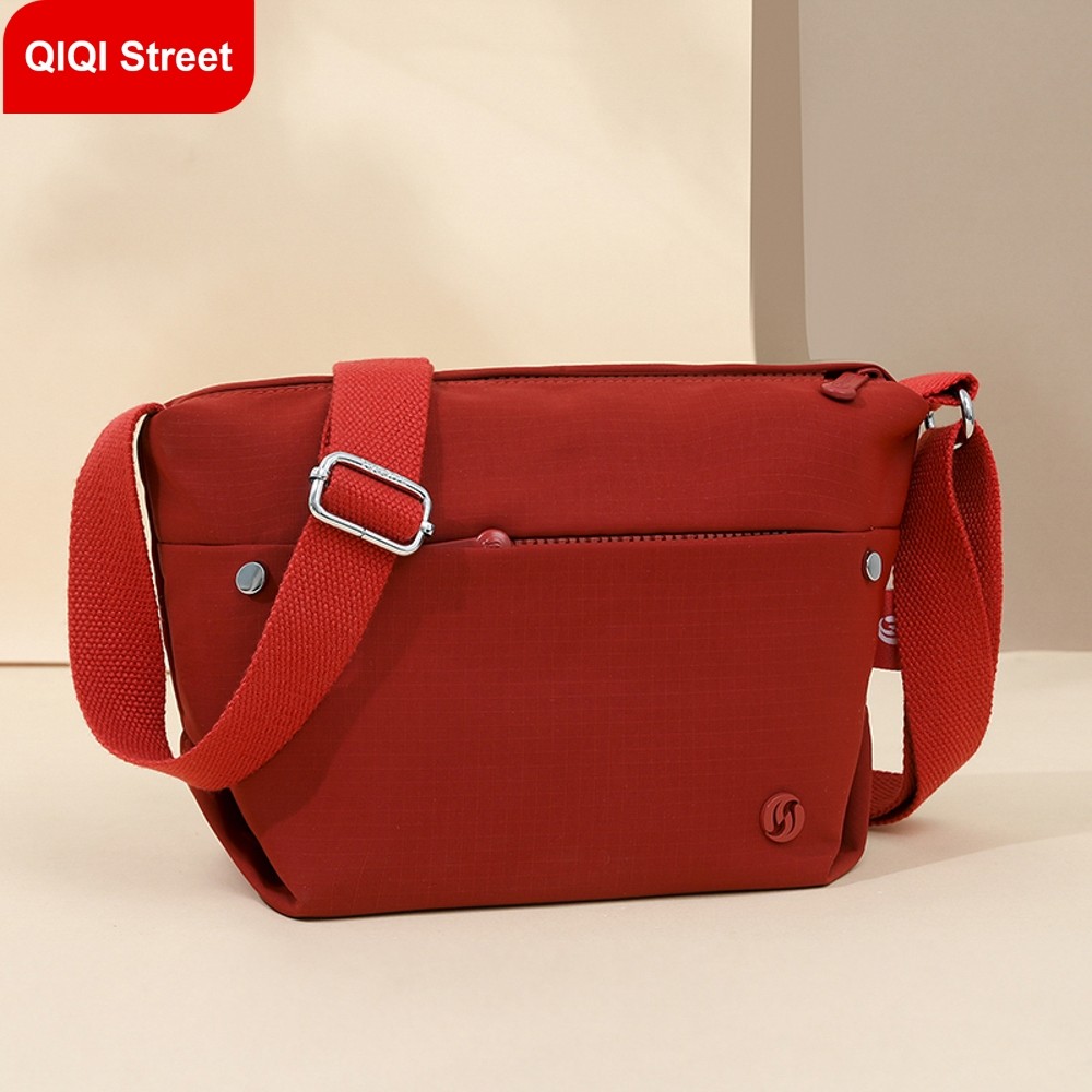 Shoulder bag Multi layer daily women's bag, waterproof nylon fabric ...