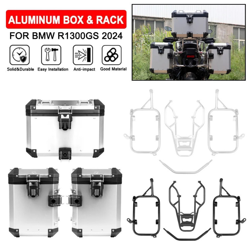 R1300GS Top Box Pannier Aluminum Box Rear Luggage Rack For BMW GS1300 R ...
