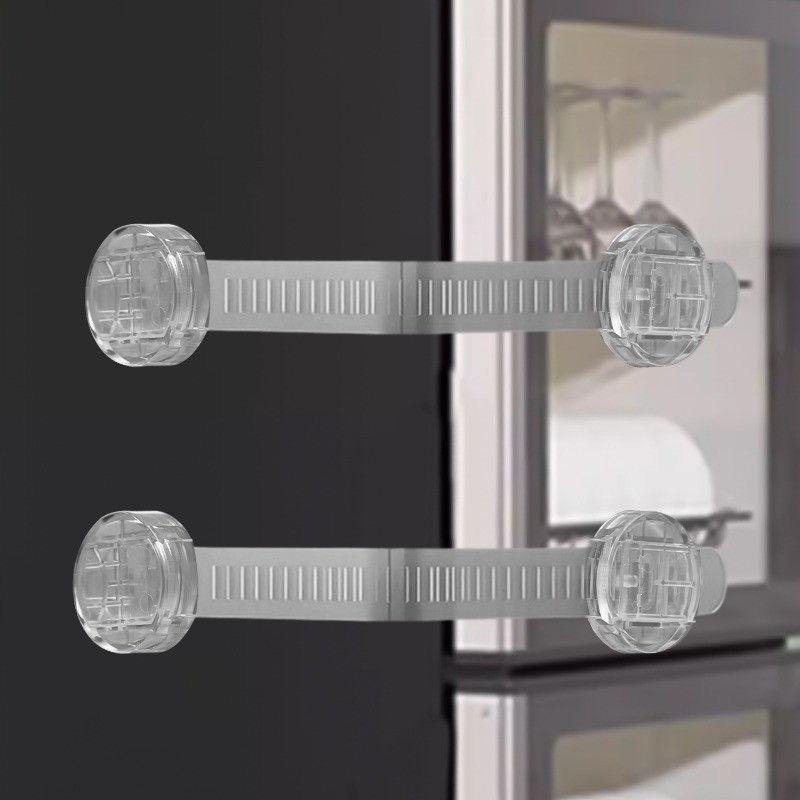Fridge Door Safety Lock - Baby Safety Strap Lock - for Cabinets ...