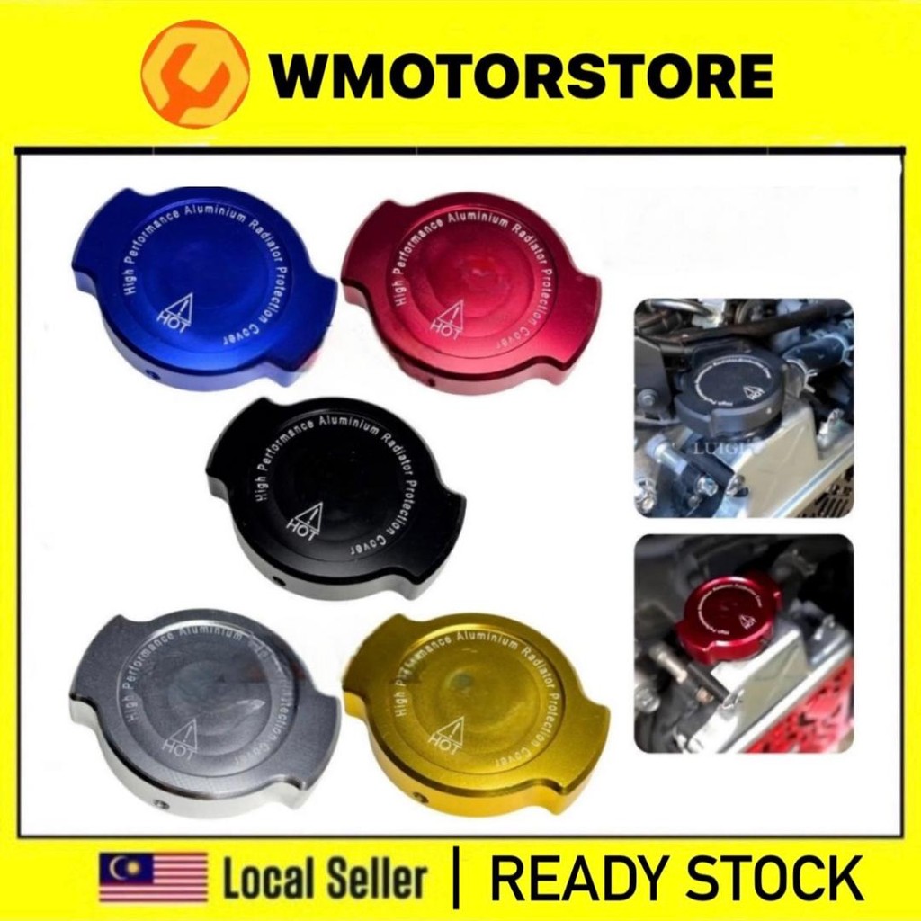 Universal Radiator Cap Cover CNC ALLOY Penutup Tangki Air CNC NVX V1 V2 ...