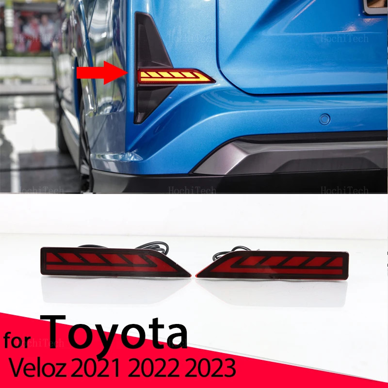 LED Reflector Lamp Rear Fog Lamp Bumper Light Brake Light Dynamic Turn ...