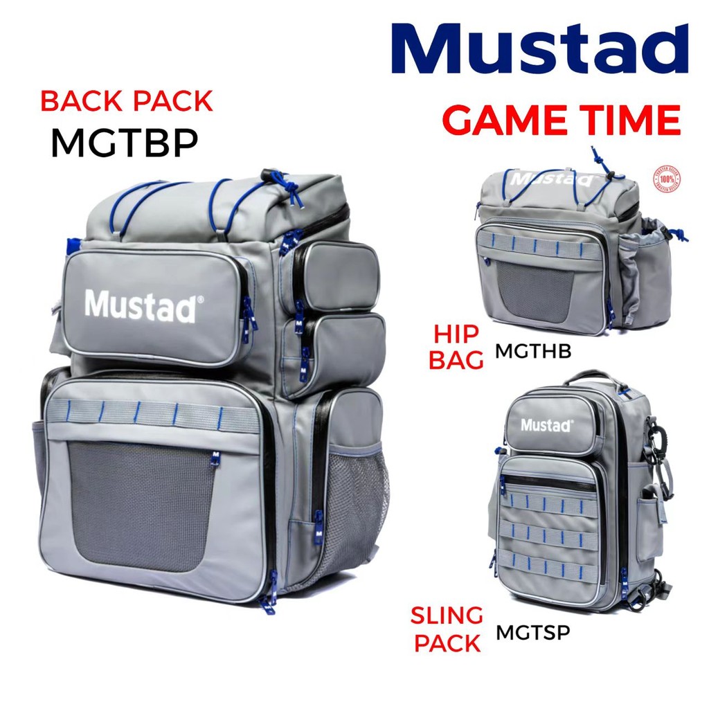 MUSTAD GAME TIME FISHING BAG SERIES | Shopee Malaysia