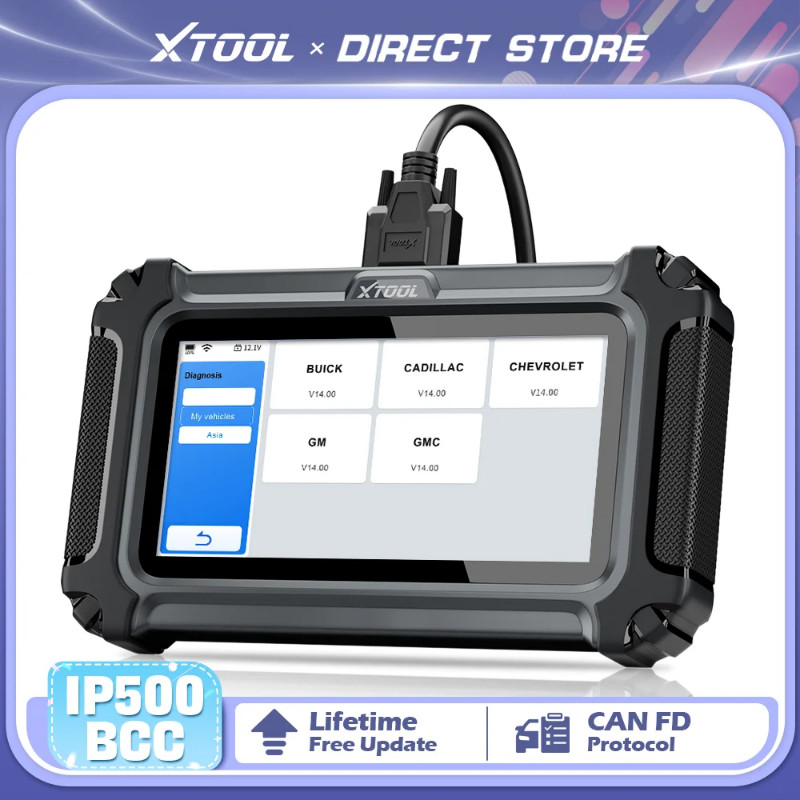 XTOOL IP500 OBD2 Diagnostic Tools For GM Vehicles Bidirectional Scanner ...