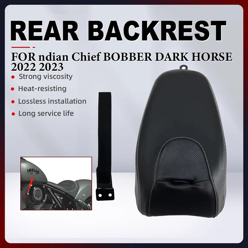 Motorcycle Backrest For Indian Chief BOBBER DARK HORSE 2022 2023 ...