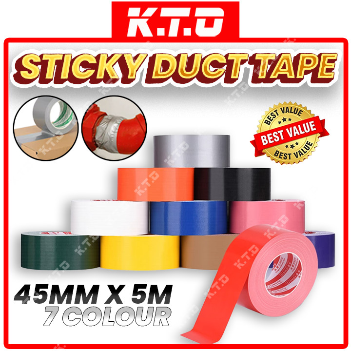 1PCS 45MM x 5M High Adhensive Sticky Cloth Tape / Duct Tape / Binding ...