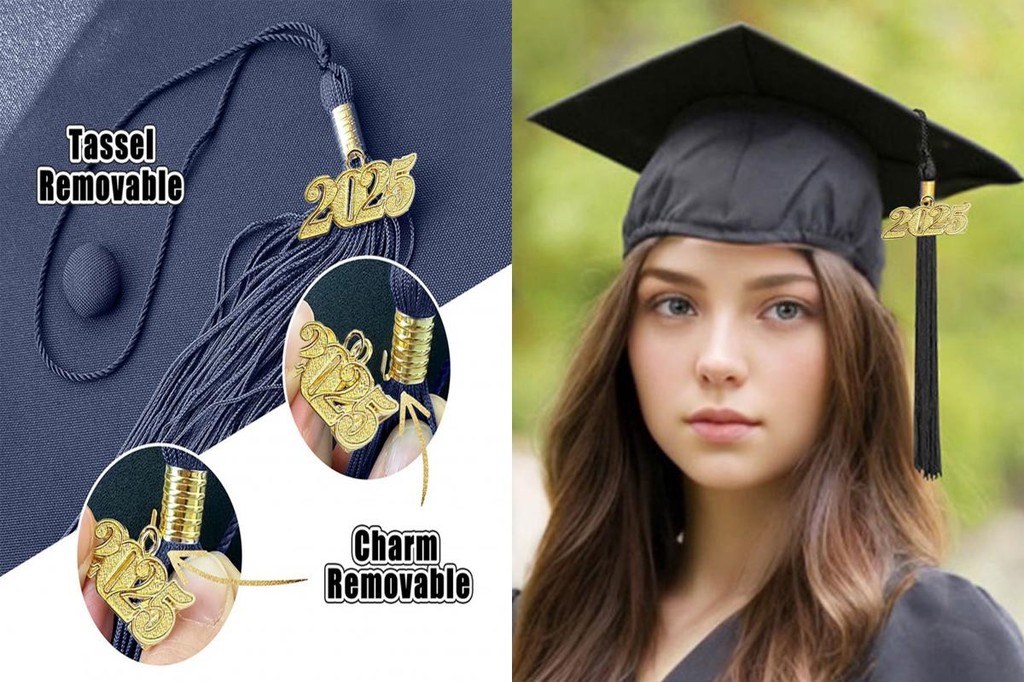 Graduation Cap and Tassel Set Graduation Ceremony Hat 2025 Graduation ...