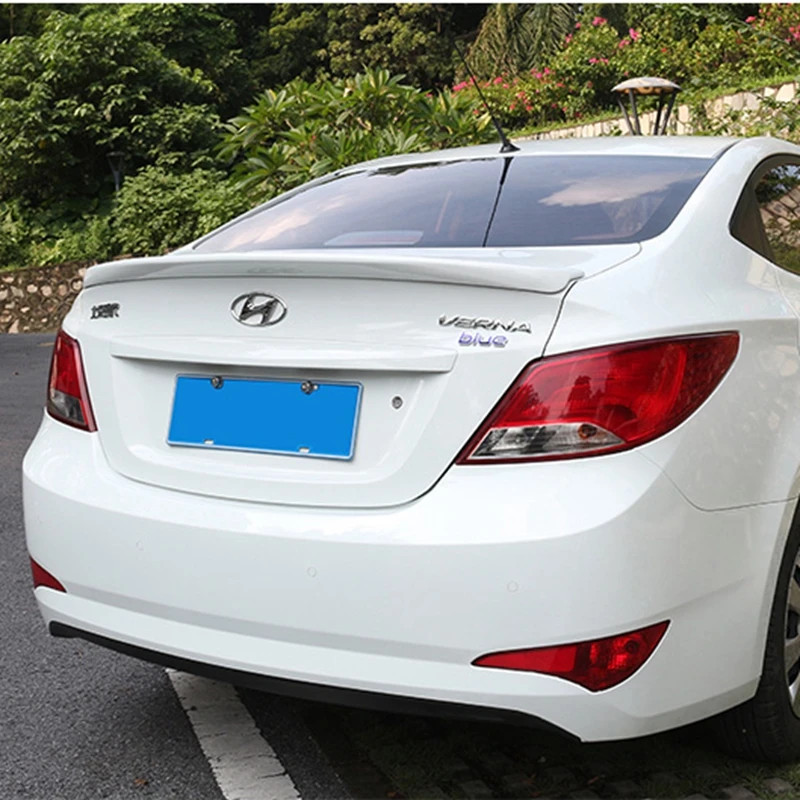 for hyundai verna spoiler accent spoiler 2011-2015 verna/accent spoiler ...