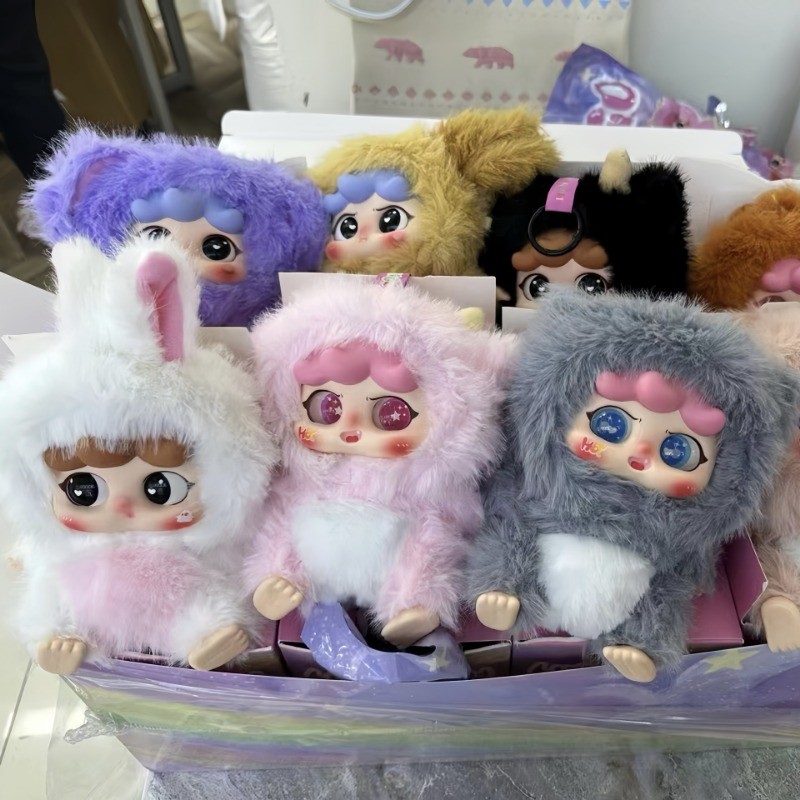 Baby Three Migo Sneaky Series Plush Blind Box Anime Action Figure Sweet ...