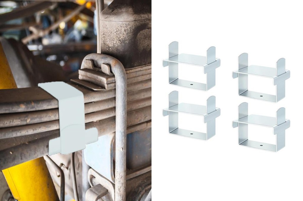 [Sarah] Rear Wing Spring Clamp Trailer Leaf Spring Bolt Kit 4pcs Heavy ...