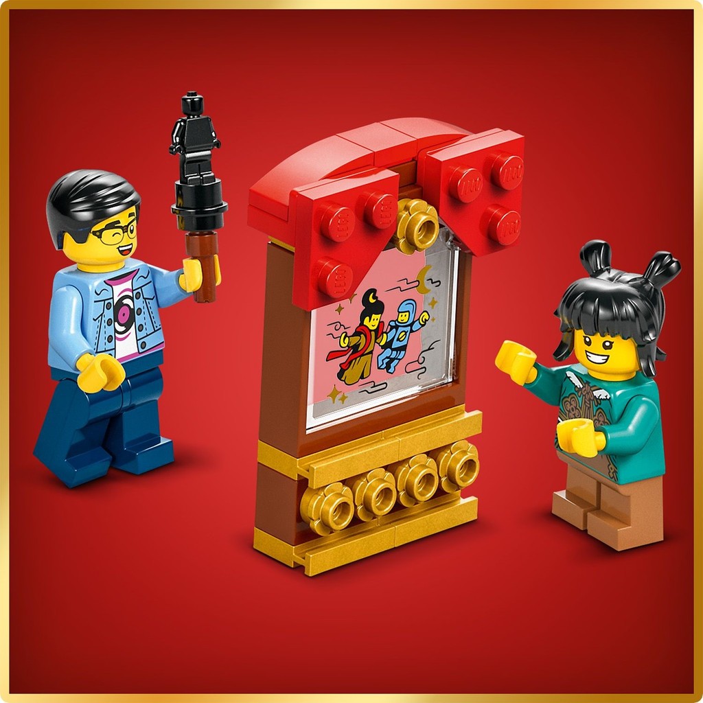 LEGO 80116 Chinese Festivals Trotting Lantern Building Set (1295 Pieces ...