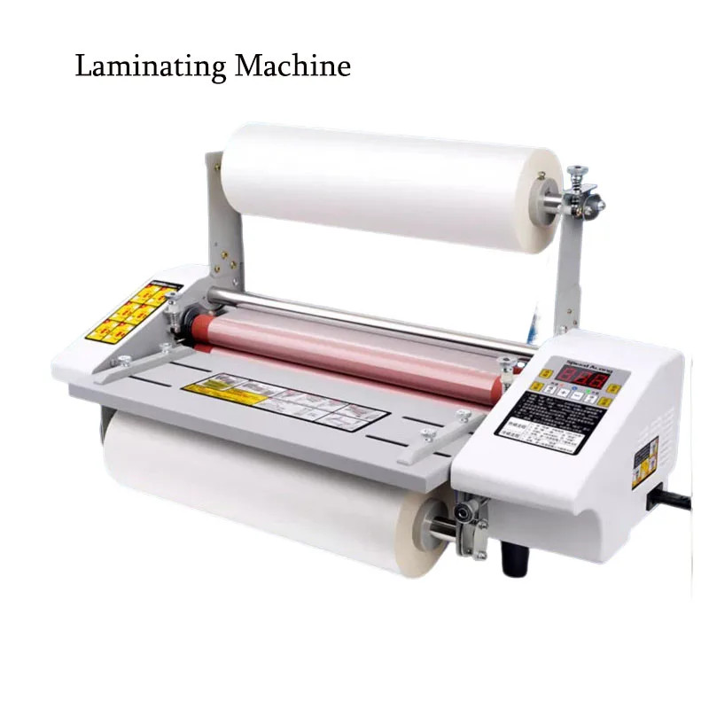 A3+ Paper Laminating Machine Four Roller Cold Hot Laminator Rolling ...