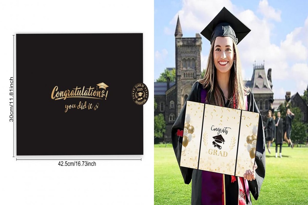 [poslajudo] Graduation Ceremony Signature Book Graduation Gift Gold ...