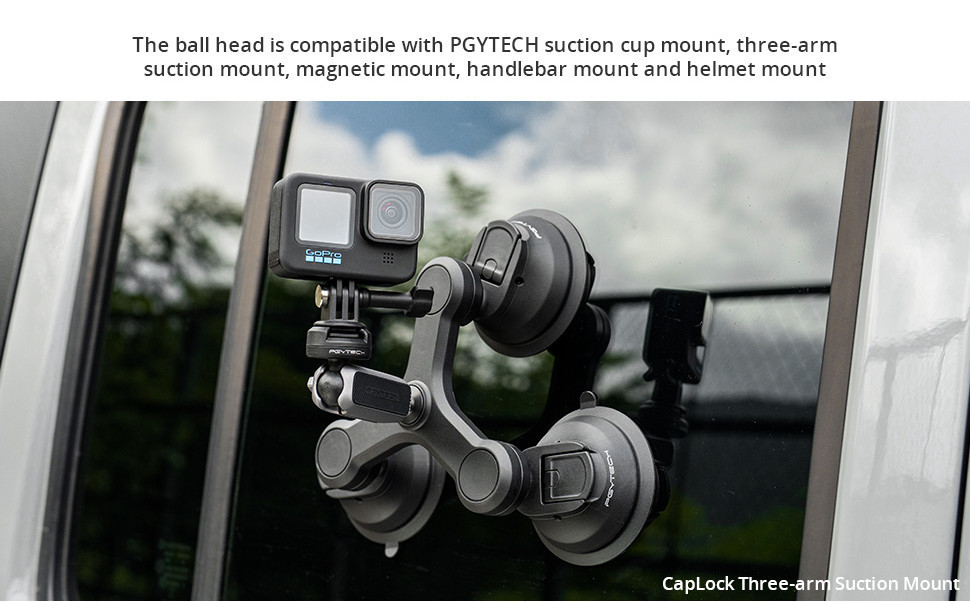 PGYTECH CapLock Action Camera Ball-Head Quick Release Set | Shopee Malaysia