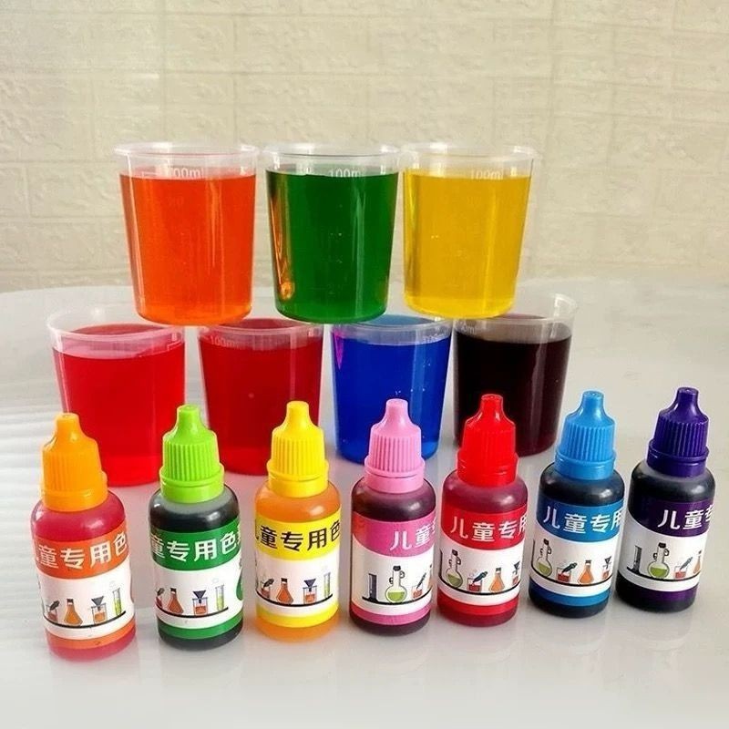 CTD Set Pewarna 7 Warna + Penitis Silikon 7 Colours Pigment Set ...