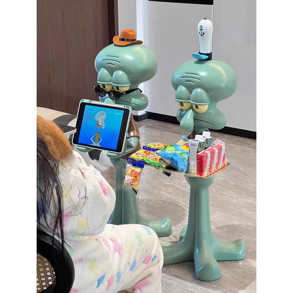 Squidward Snack Tray, Cute Resin Desk Organizer for Office Home Party ...
