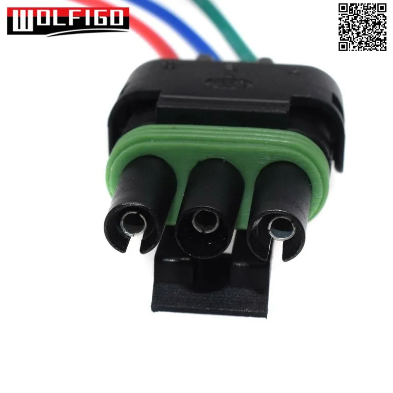 WOLFIGO New 3 Way For TPI TBI Chevy GM MAP Pressure Sensor Wire Pigtail ...