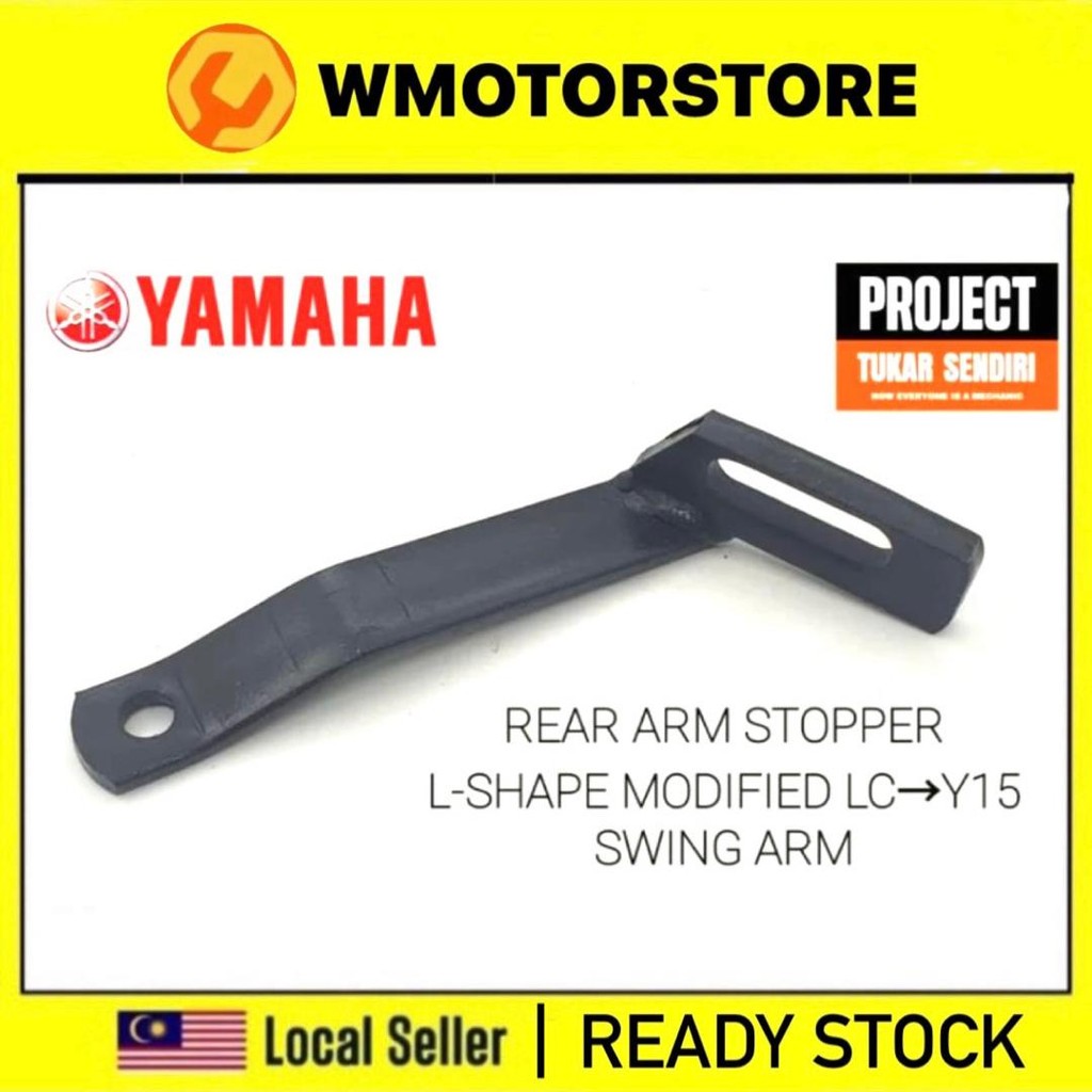 LC135 MODIFY PNP SWING ARM Y15ZR BRAKE HUB BRACKET PNP Y15 ARM STOPPER ...