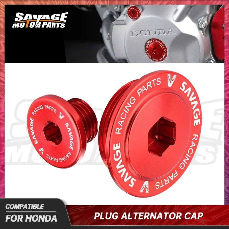 Engine Plug Alternator Cap Straight Screw For HONDA XR250 XR400 R/L ...