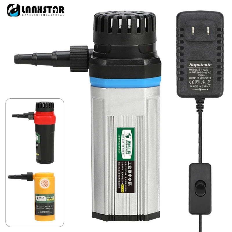 12V DC Mini Submersible Water Pump High Pressure Water Pump High Lift ...