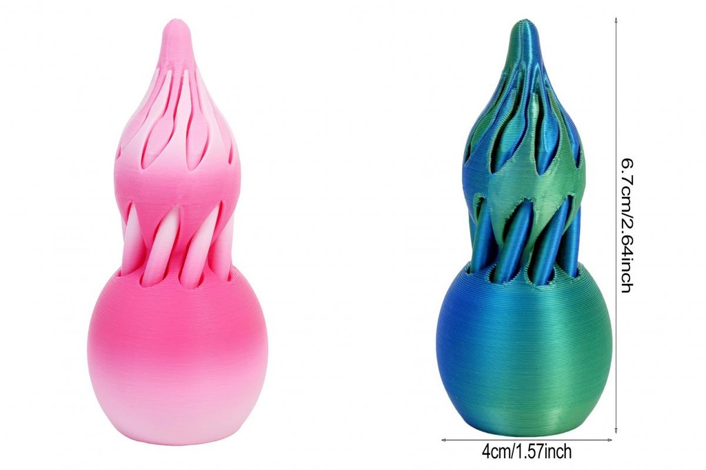 [poslajudo] 3d Printed Gourd Interactive Gourd Toy Mini Spiral Gourd ...