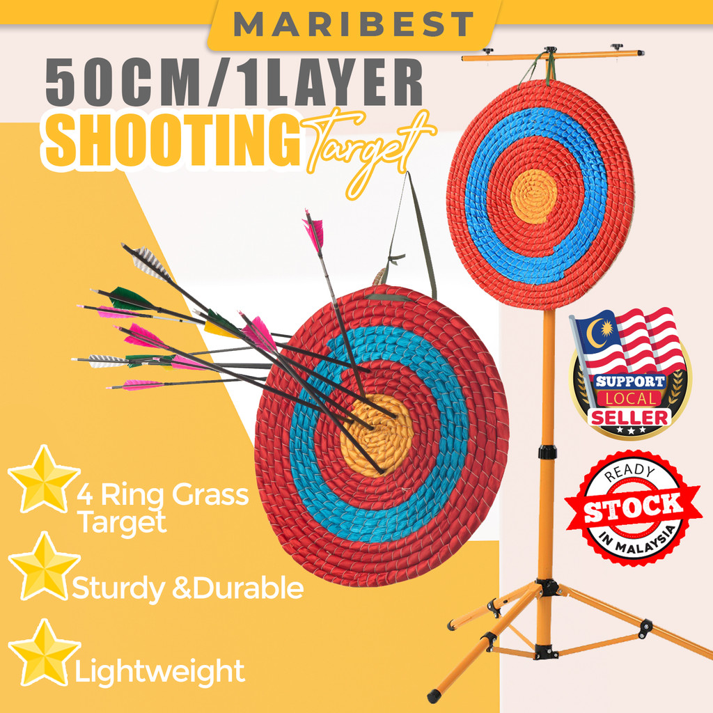 50cm 1 Layer Target Butt Board Straw Grass Arrow Recurve Compound ...