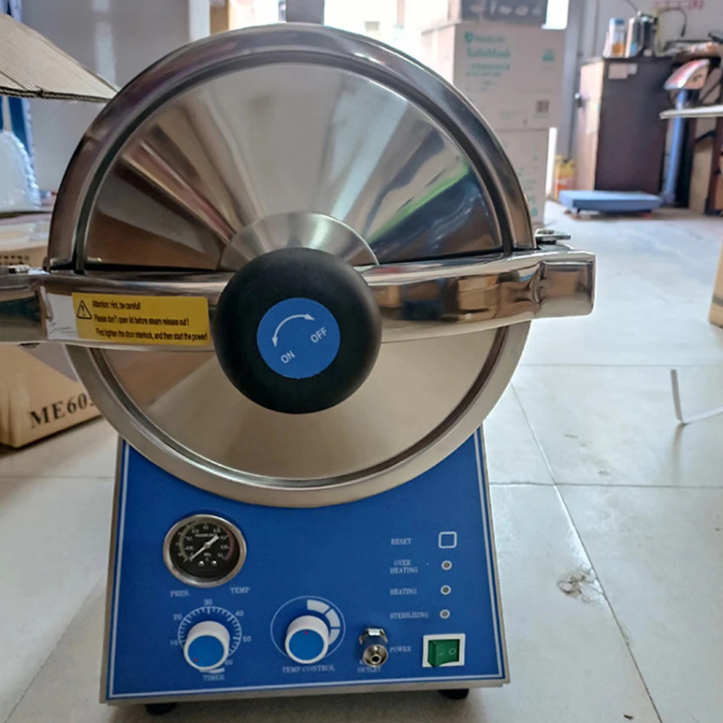 24L Laboratory Benchtop Autoclave Dental Steam Sterilizer 134 Table Type Steam Sterilizer Dental ...