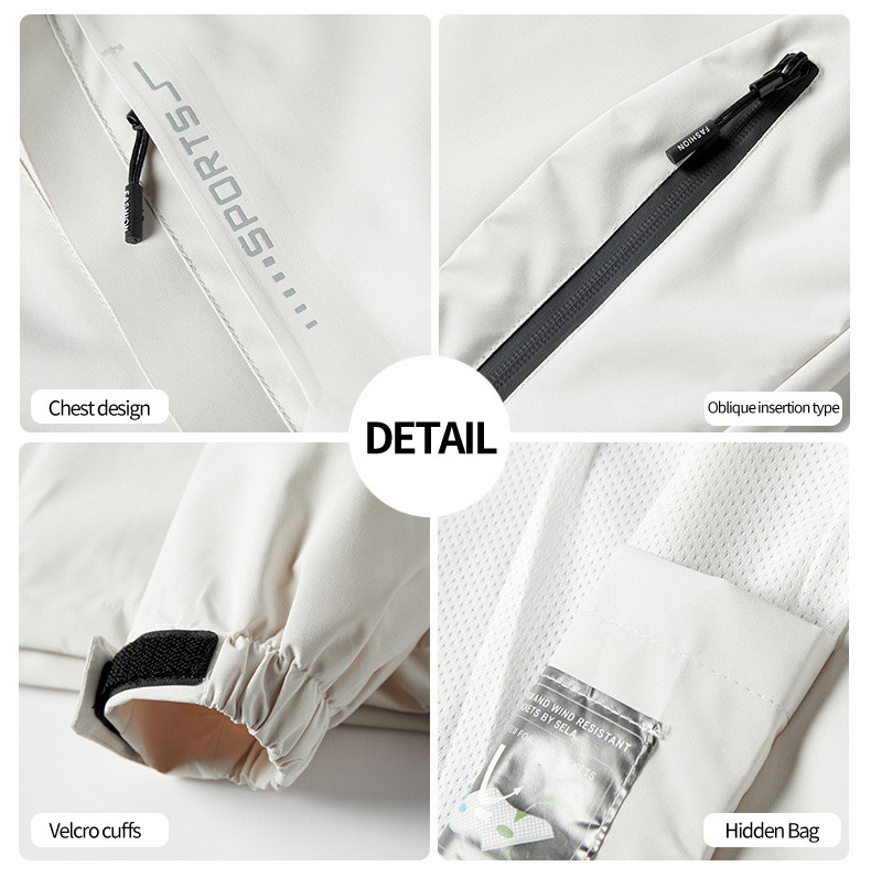 【Unisex】COD Waterproof Jacket for Women Removeable Hoodie Windproof ...
