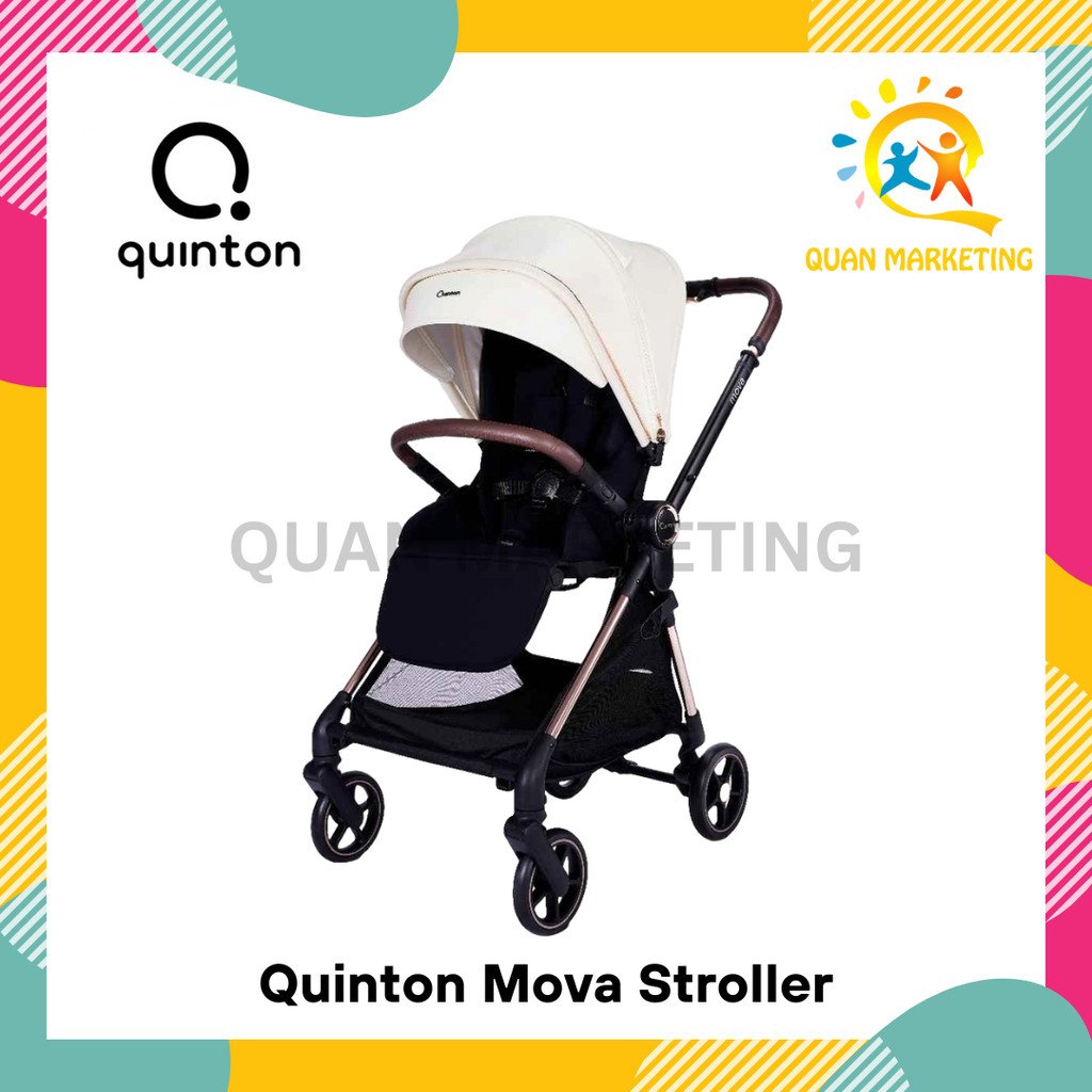 Quinton Mova Stroller (Black / White) | Shopee Malaysia