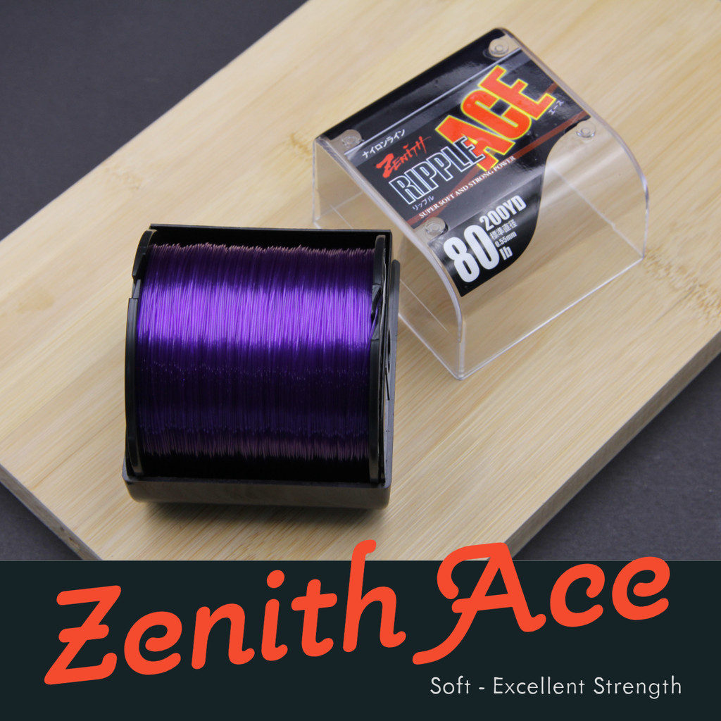 ZENITH RIPPLE ACE tali mancing TALI PANCING IKAN Fishing Line nylon ...