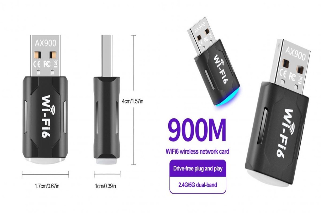 Camphor Usb Network Card Plug-and-play Network Card High-speed Wi-fi 6 ...