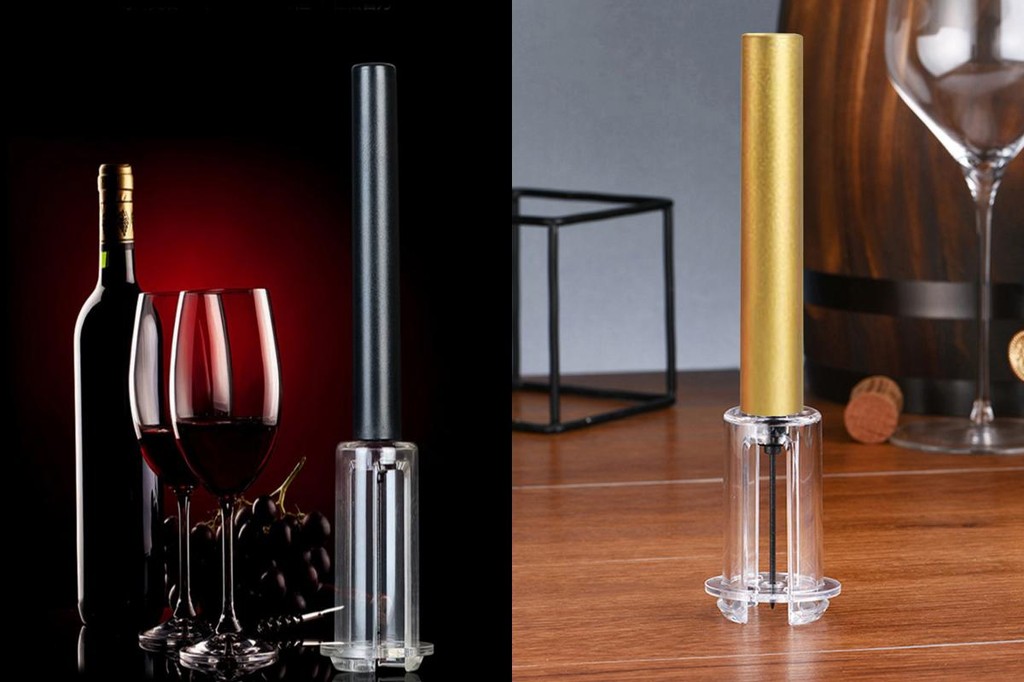 Zero Break Corkscrew Air Pump Cork Remover Easy Air Pressure Wine ...