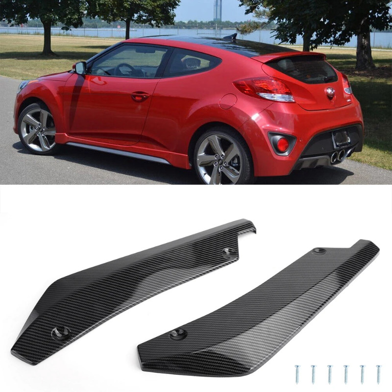 LAICY For Hyundai Veloster Turbo 13-21 Car Rear Bumper Splitter ...
