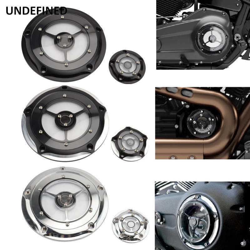 Motorcyle Derby Timer Cover Timing Engine Clutch Covers CNC Aluminum ...