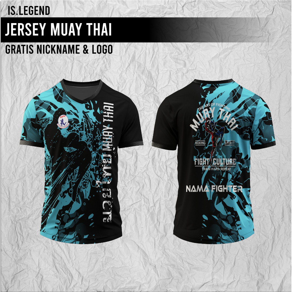 Jersey Muaythai Fighter / Ufc / MMA / Bela Diri Full Printing Bebas ...