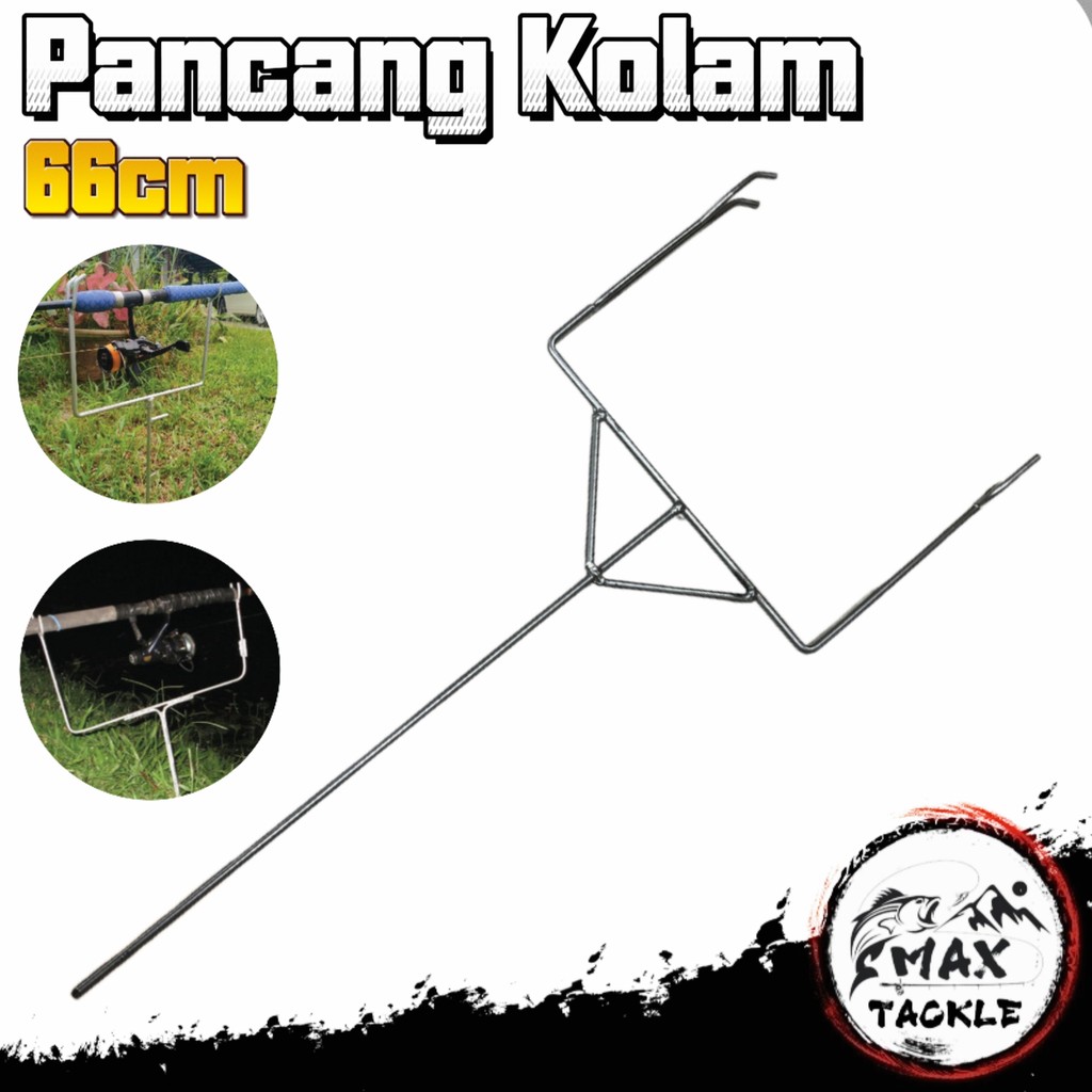 PANCANG KOLAM Fishing Rod Stand Holder Pancang Joran pancing Ikan Patin ...