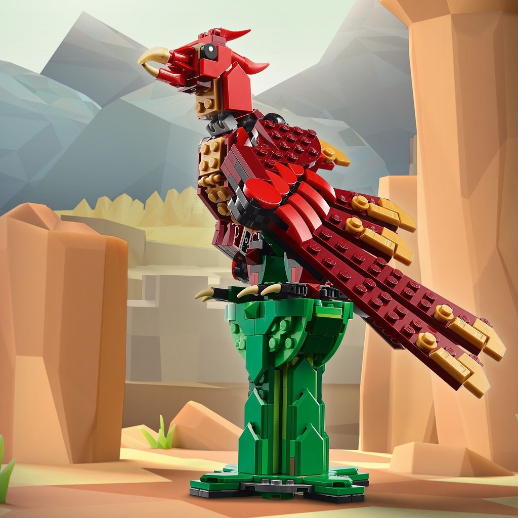 LEGO 31161 LEGO Creator Medieval Dragon Building Toy Set (715 Pieces ...