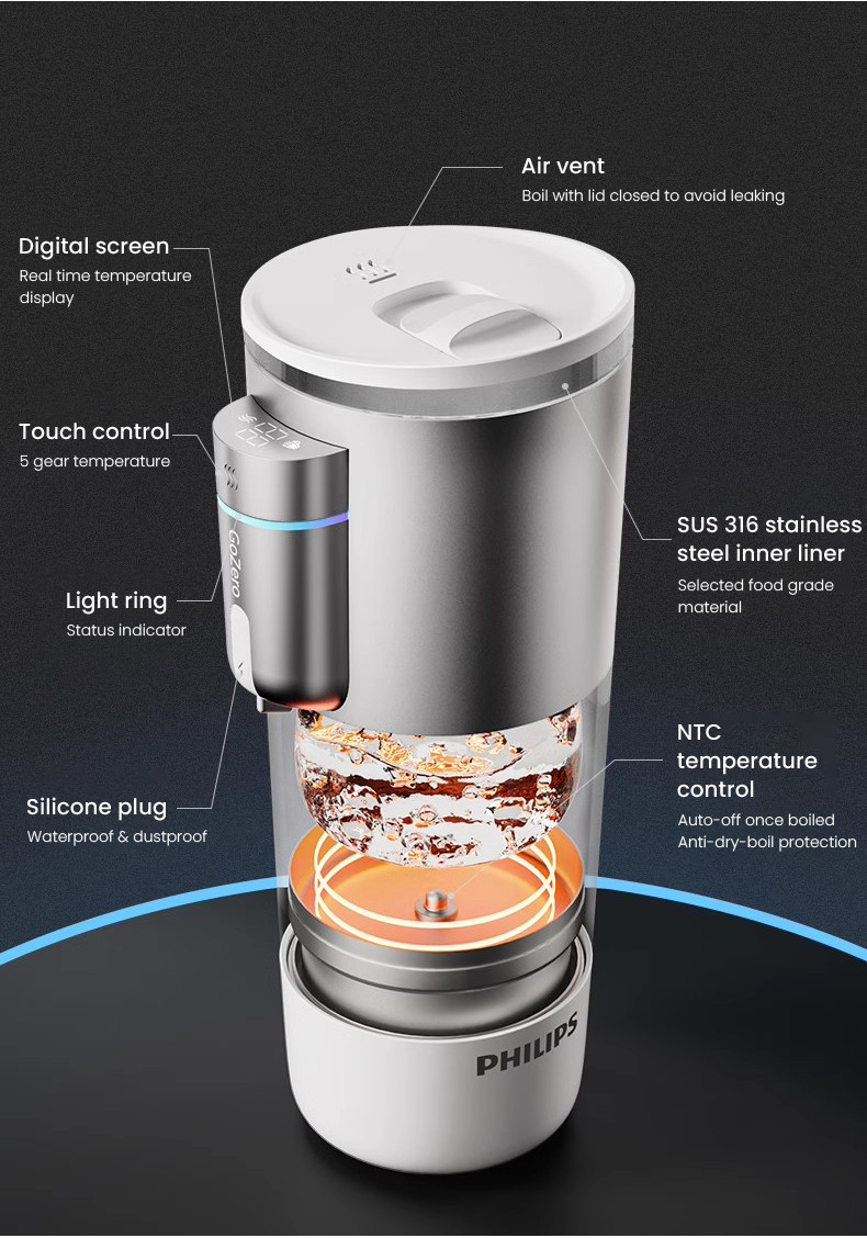 Philips GoZero AWP2773 Vehicle Electric Kettle Bottle | Shopee Malaysia