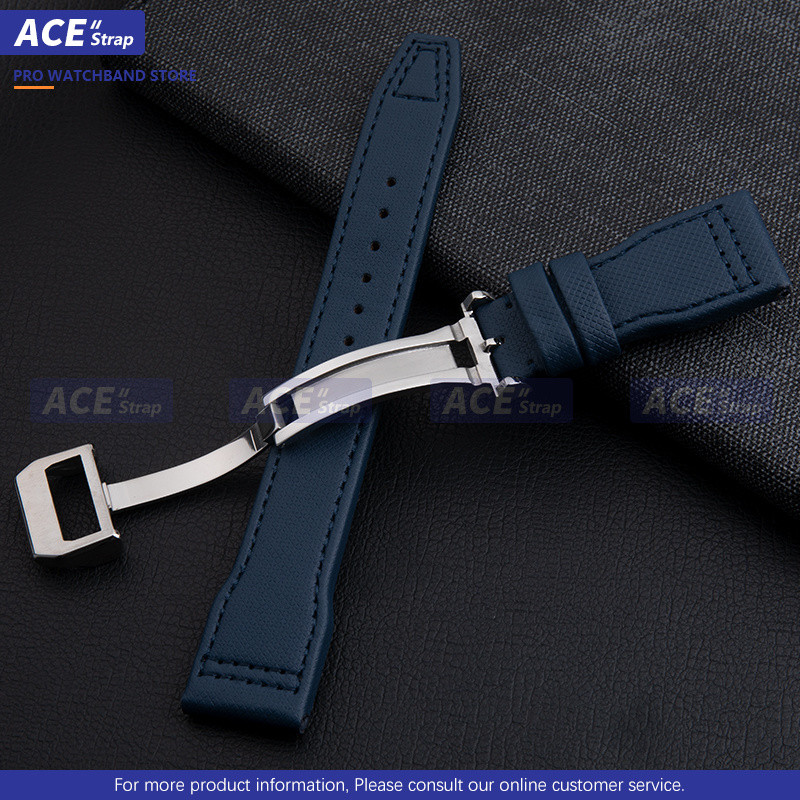Apply To IWC Watch Strap Nylon Carbon Fiber Strap 21mm 22mm For ...